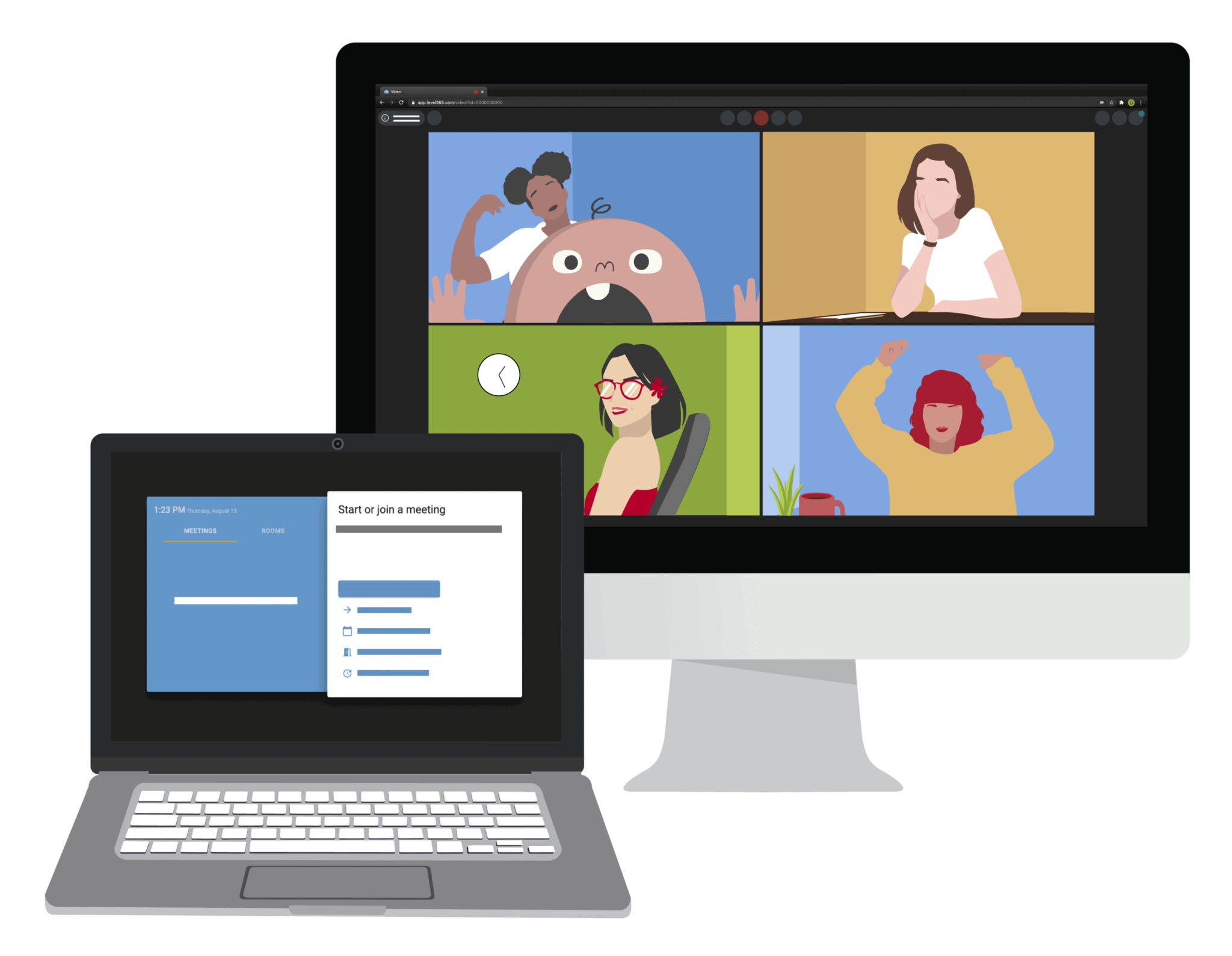 Unify phones, computers, messaging + conferencing with Level365