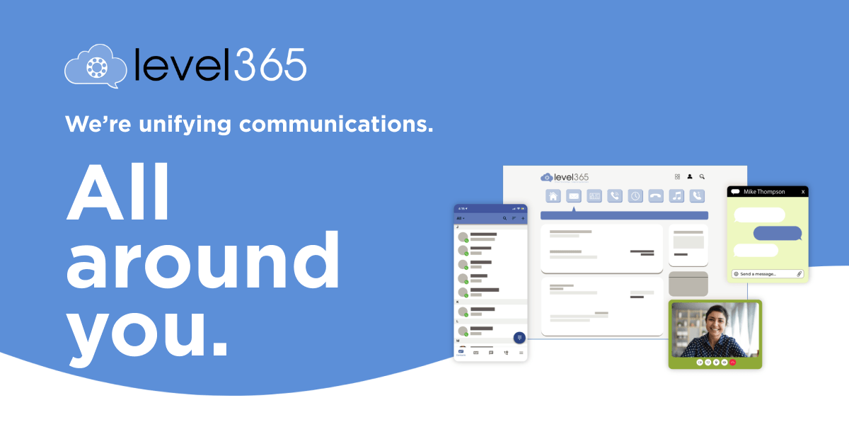 Unify phones, computers, messaging + conferencing with Level365